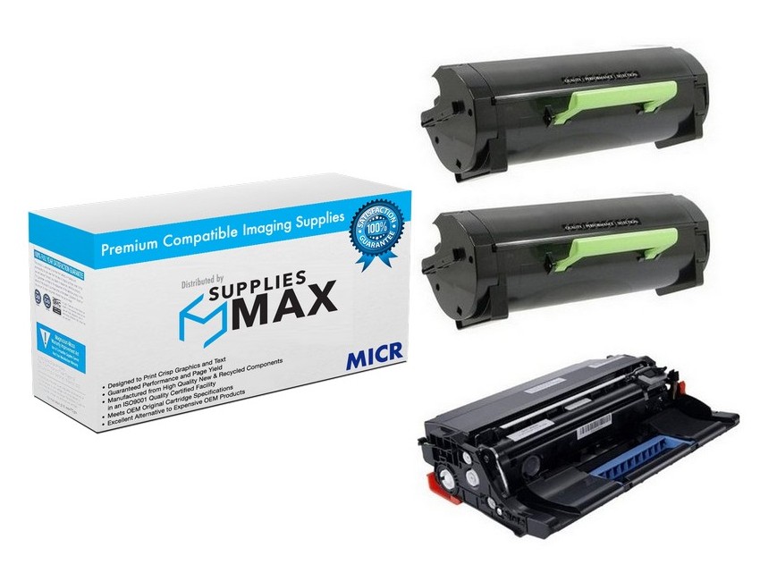 MICR Lexmark 52D0ZA0_1PK/52D0XA0_2PKVB-MICR Drum/Toner Combo Pack www ...