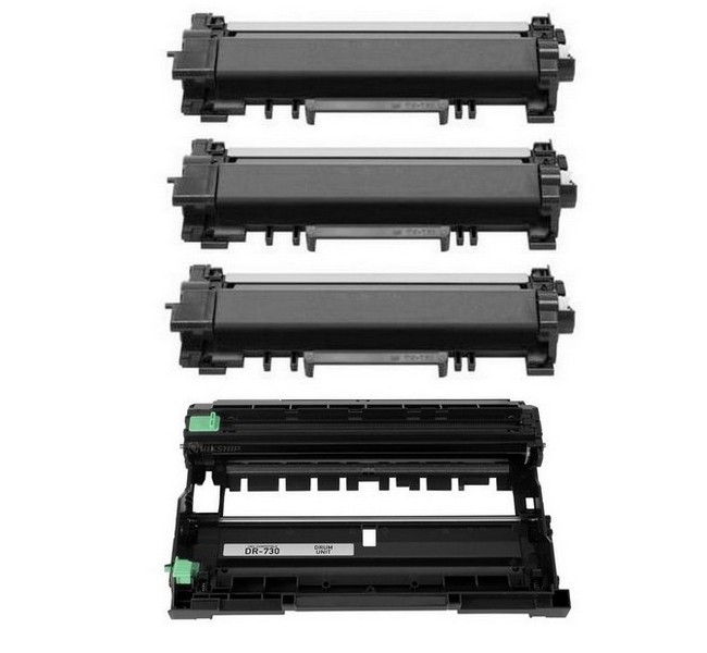 Compatible Brother DR-730_1PK/TN-760J_3PKVB Drum/Toner Combo Pack www ...