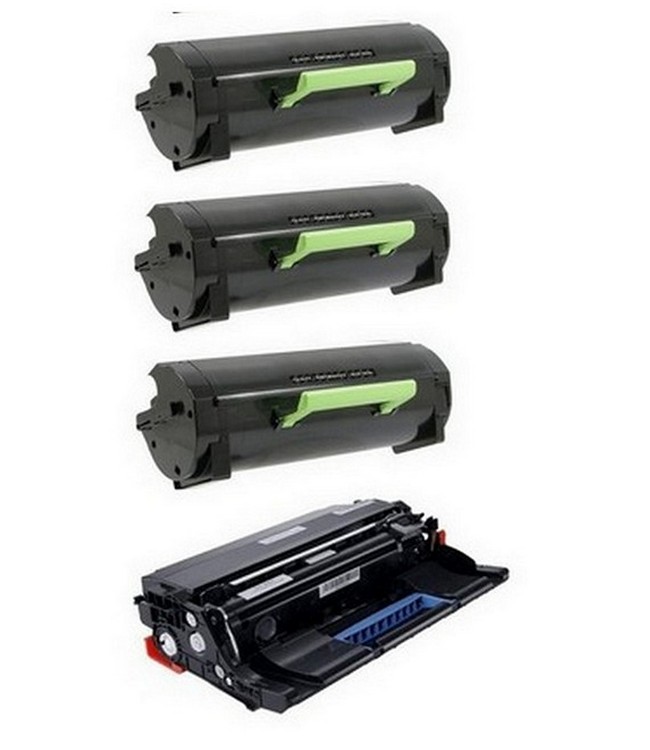 Compatible Lexmark 24B6025_1PK/24B6020_3PKVB Drum/Toner Combo Pack www ...